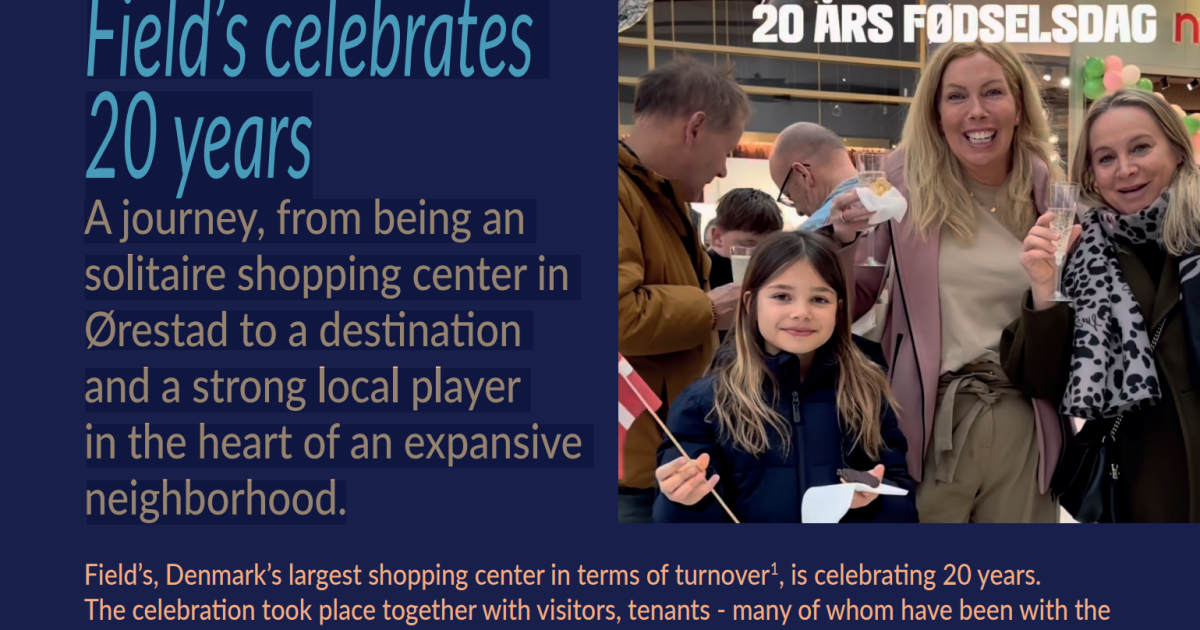 FIELD'S CELEBRATES 20 YEARS – Steen & Strom