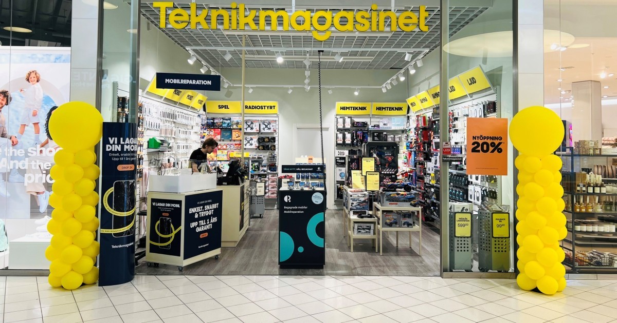 TEKNIKMAGASINET OPENS A LARGER STORE IN MARIEBERG GALLERIA – Steen & Strom