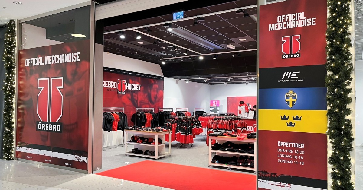 THE SHL TEAM ÖREBRO HOCKEY IN A POPUP IN MARIEBERG GALLERIA – Steen & Strom
