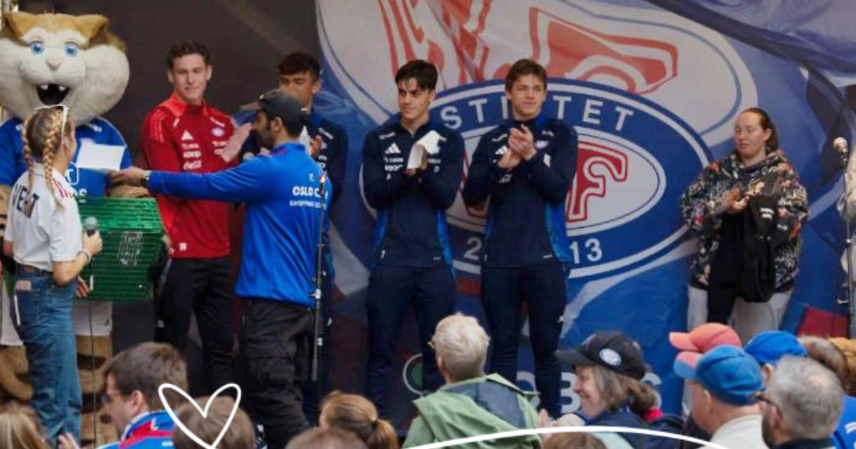 Vålerenga Football Club and Oslo City painted Oslo royal blue – Steen ...